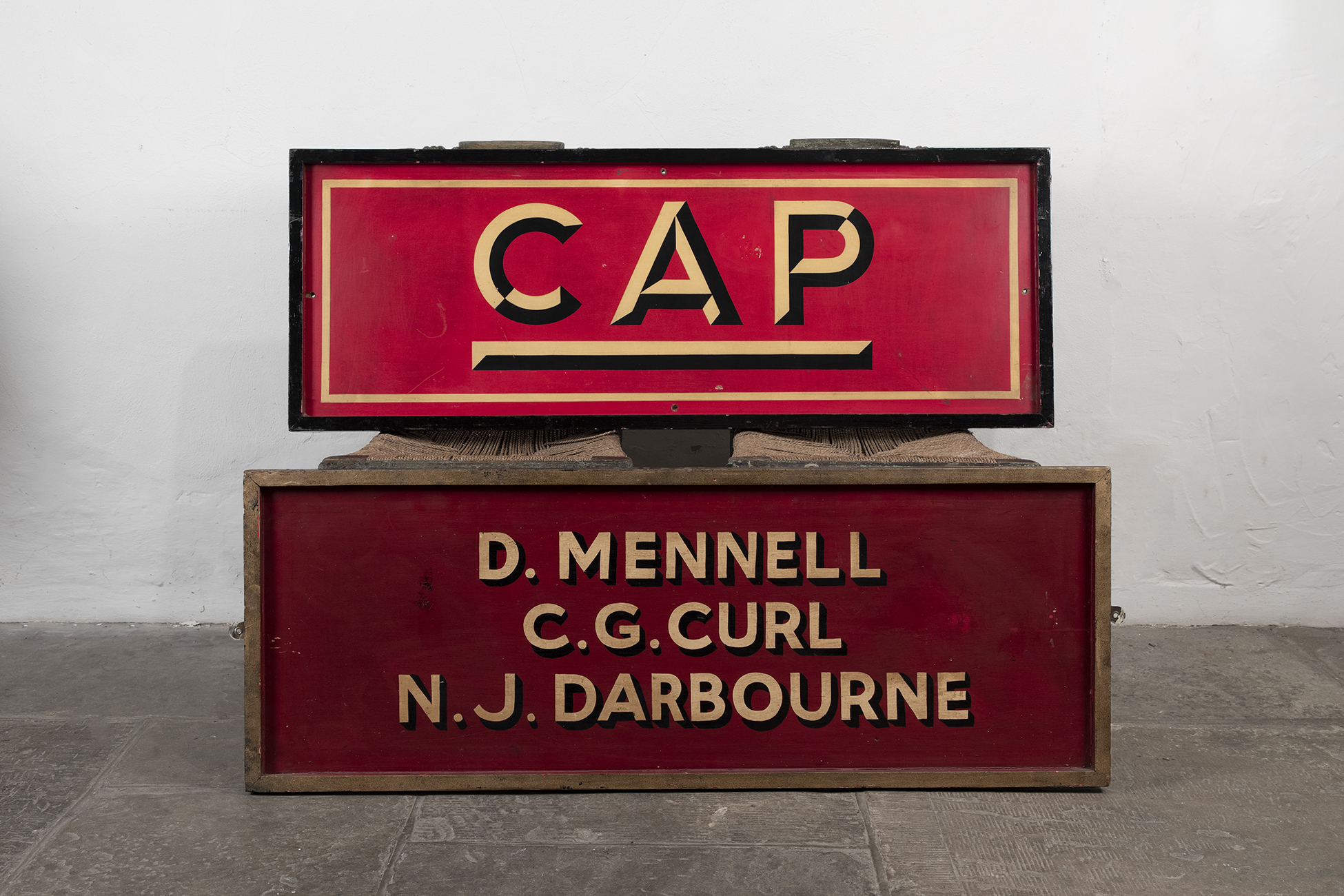 London hand painted sign | original decorative antique | poiners antiques