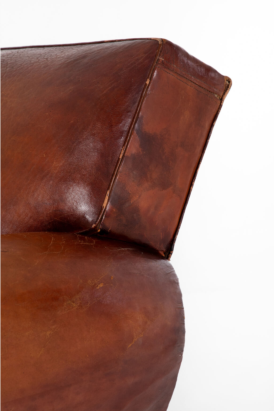 Pair of gang-box model club chairs | Pointers Antiques