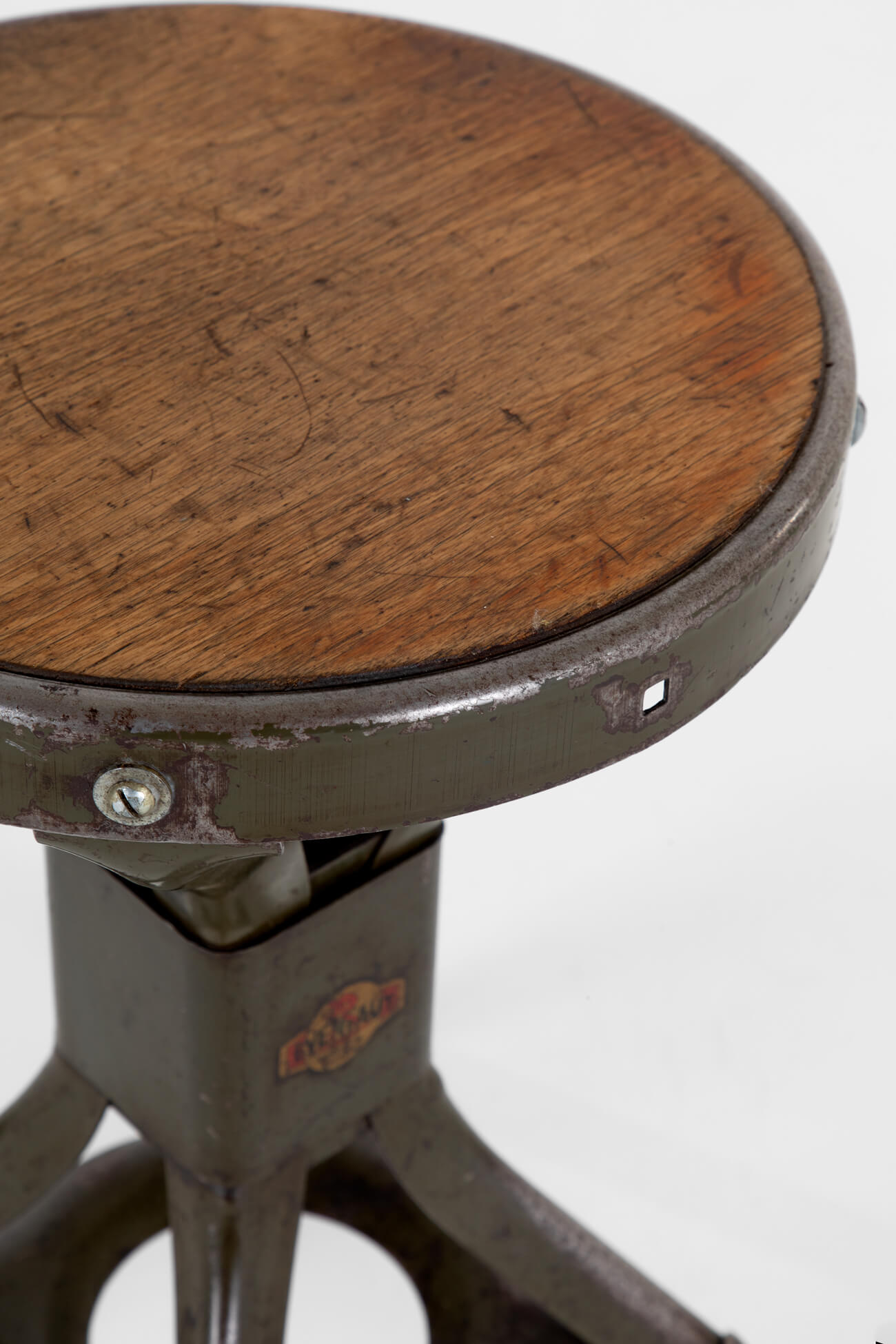 Six Evertaut Industrial Stools | Pointers Antiques