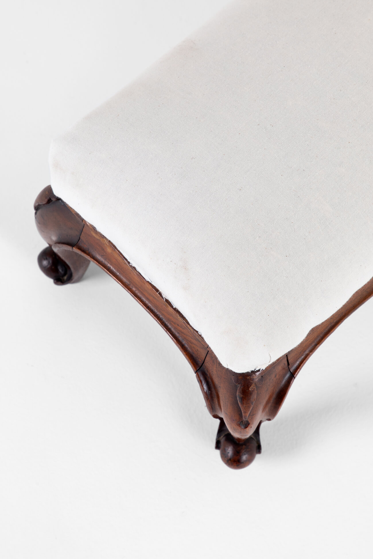 Long Victorian Footstool | Pointers Antiques