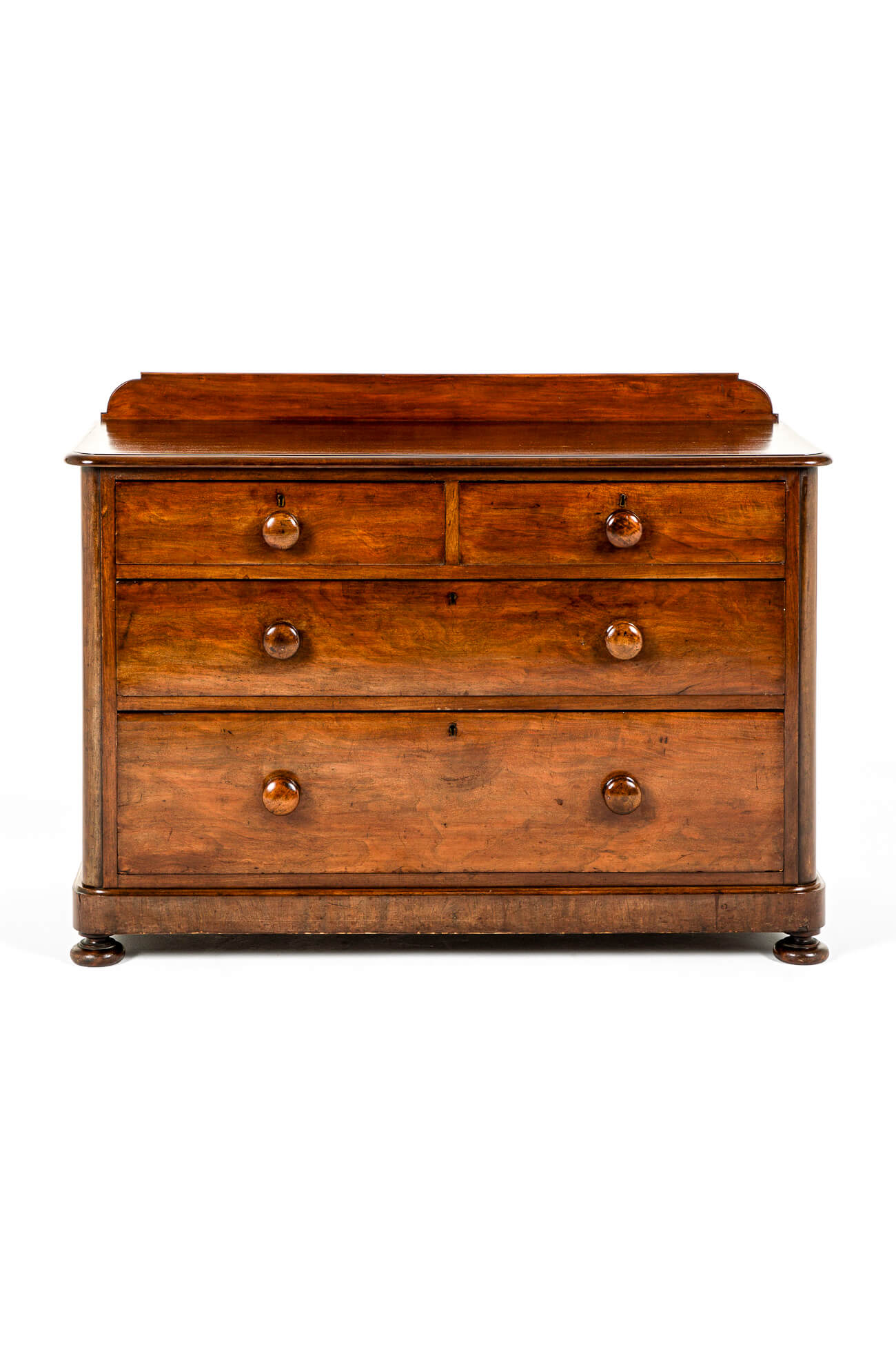 Victorian Chest of Drawers with Gallery Back | Pointers Antiques